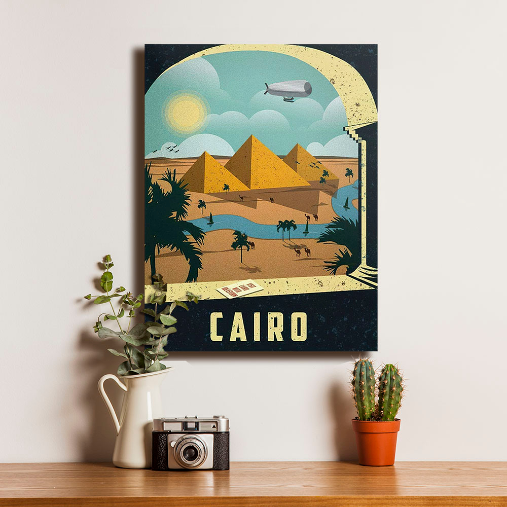 Jual Poster Destinasi Wisata Kota Cairo Kairo Travel 17 - Dekorasi ...