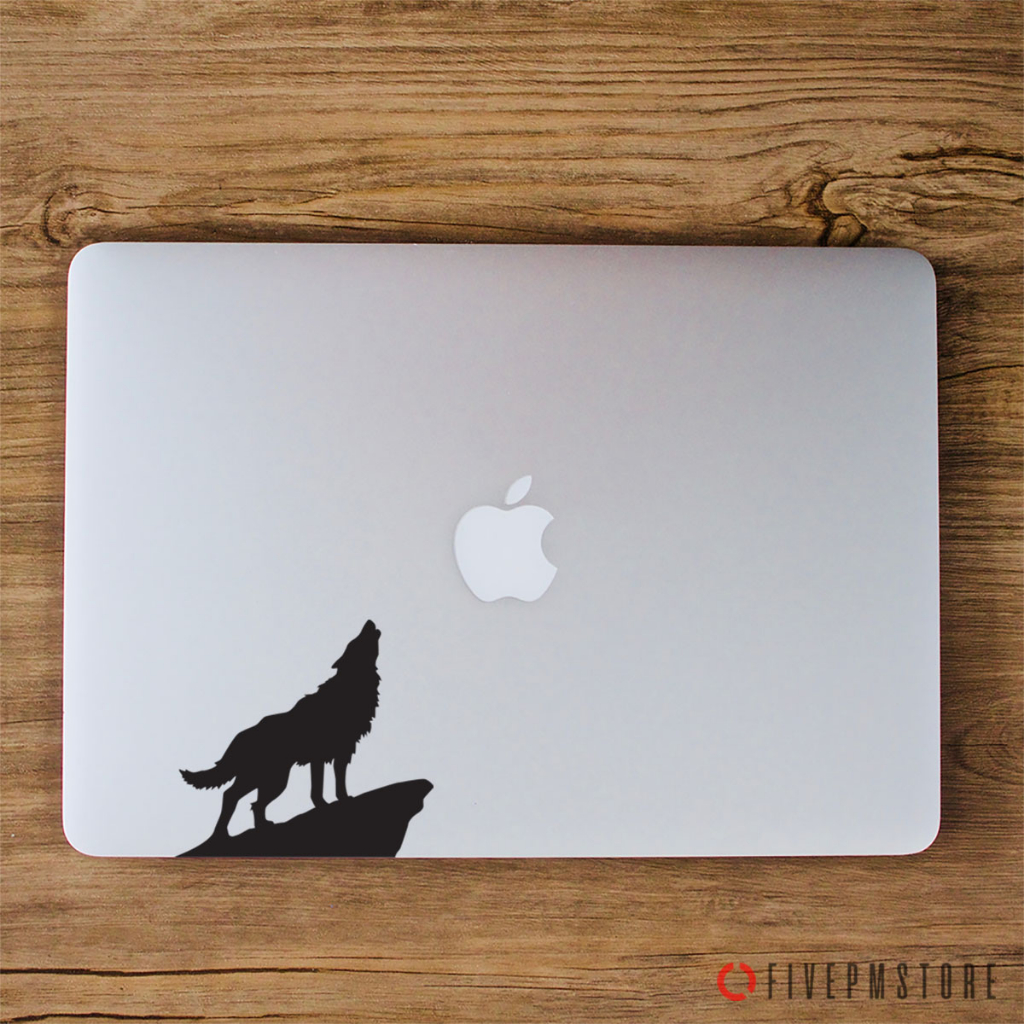 Jual Sticker Palm Rest Decal Wolf Apple stiker Decal Wolf Howl laptop ...
