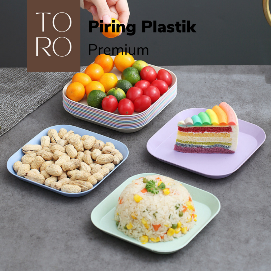 Jual TORO - PIRING SNACK | PIRING PLASTIK MINI | Shopee Indonesia