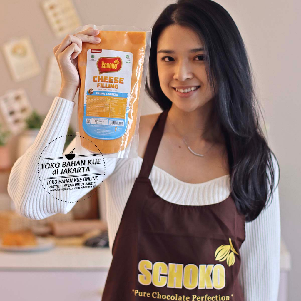 Jual Schoko CHEESE Filling 1kg Selai Oles Coklat Saus Rasa KEJU Manis ...