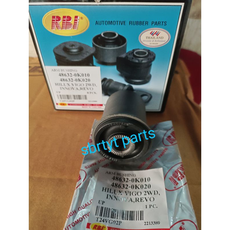 Jual bushing arm sayap atas inova hilux single cabin reborn rbi ...