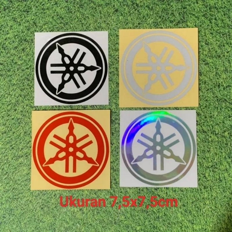 Jual Sticker Logo Yamaha garpu tala stiker cutting | Shopee Indonesia