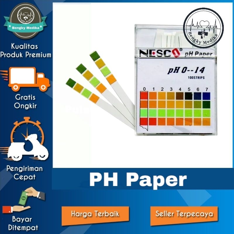 Jual PH Paper Test Alat Ukur PH Air Pengukur PH Air | Shopee Indonesia