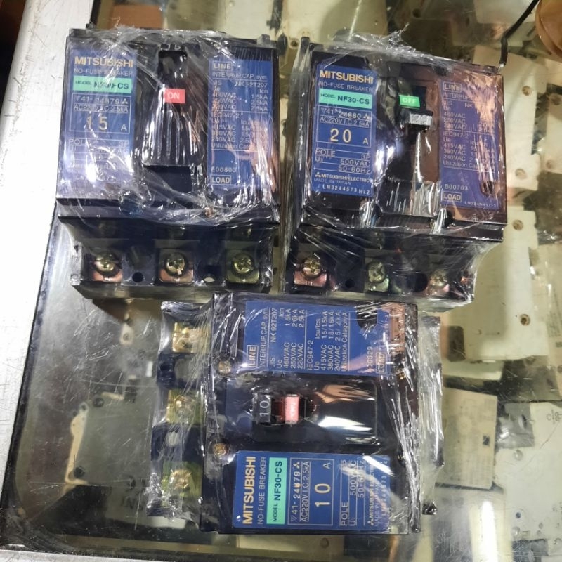 Jual mccb nfb breaker mitsubishi nf30cs 10a 15a 20a 30a | Shopee Indonesia