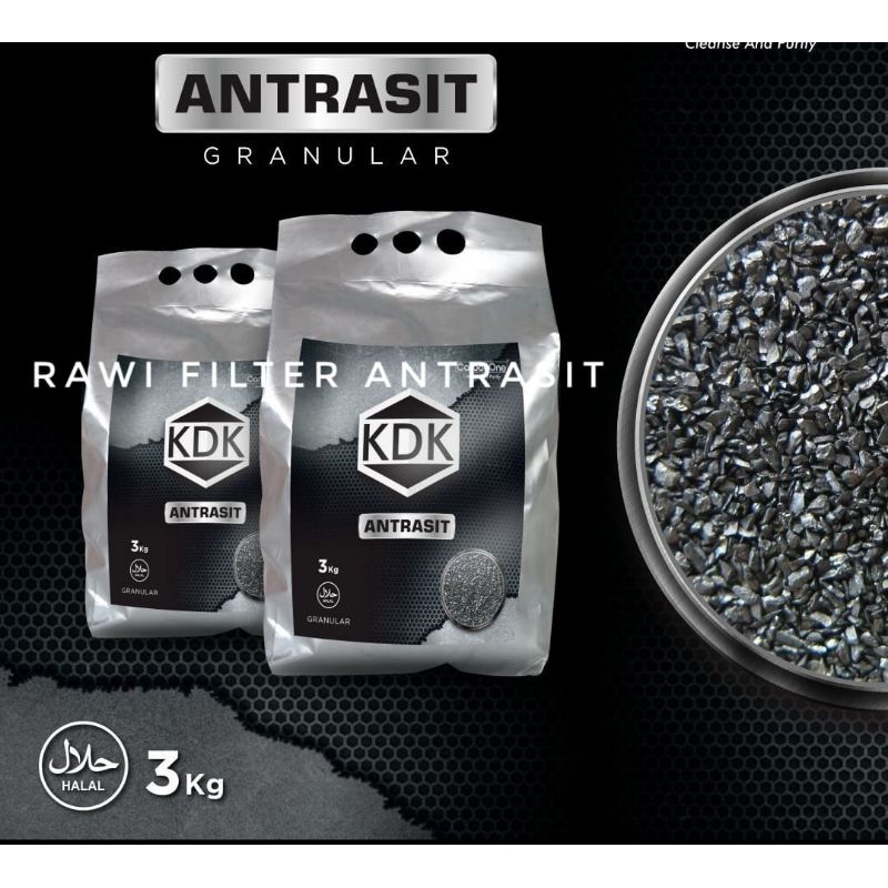 Jual Antrasit anthracite Media filter air 3kg | Shopee Indonesia