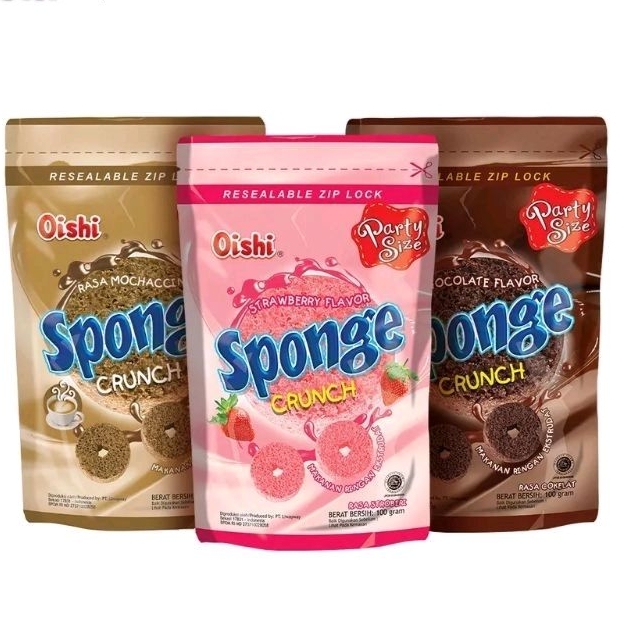 Jual Oishi Sponge Cemilan Enak 100 gram ALL Varian | Shopee Indonesia