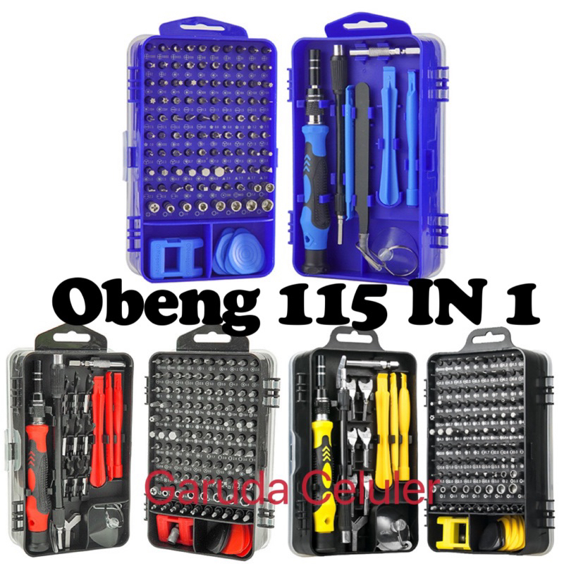 Jual Obeng Hp Set Reparasi Torx 115 set Kunci Obeng Set 110 115 in 1 ...