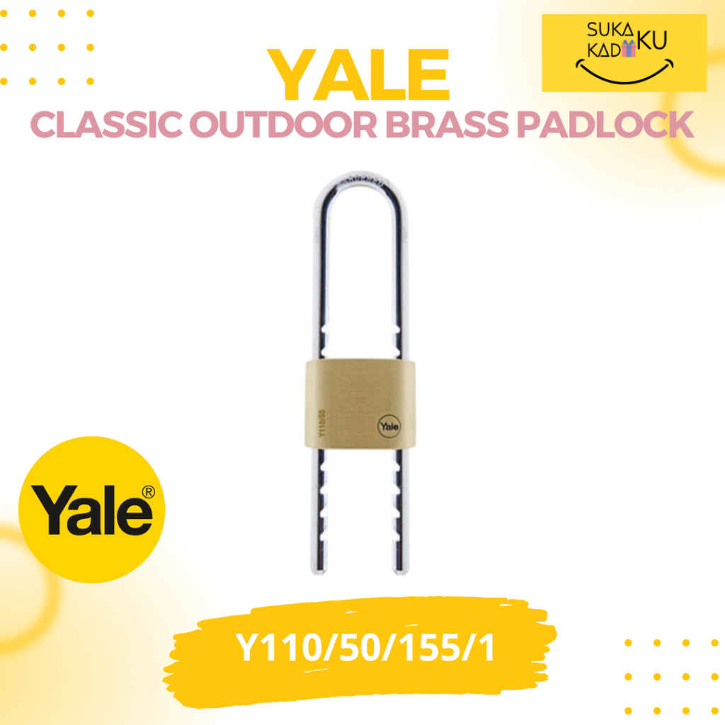 Jual YALE GEMBOK PAGAR / MOTOR / OUTDOOR Y110/50/155/1 CLASSIC OUTDOOR PADLOCK | Shopee Indonesia