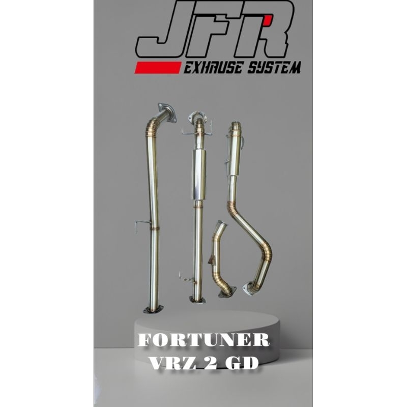 Jual full sistem knalpot mobil Fortuner VRZ 2 GD original product ...