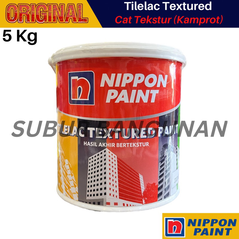 Jual Nippon Tilelac Cat Tekstur Dinding Kamprot Nippon 5 Kg | Shopee ...