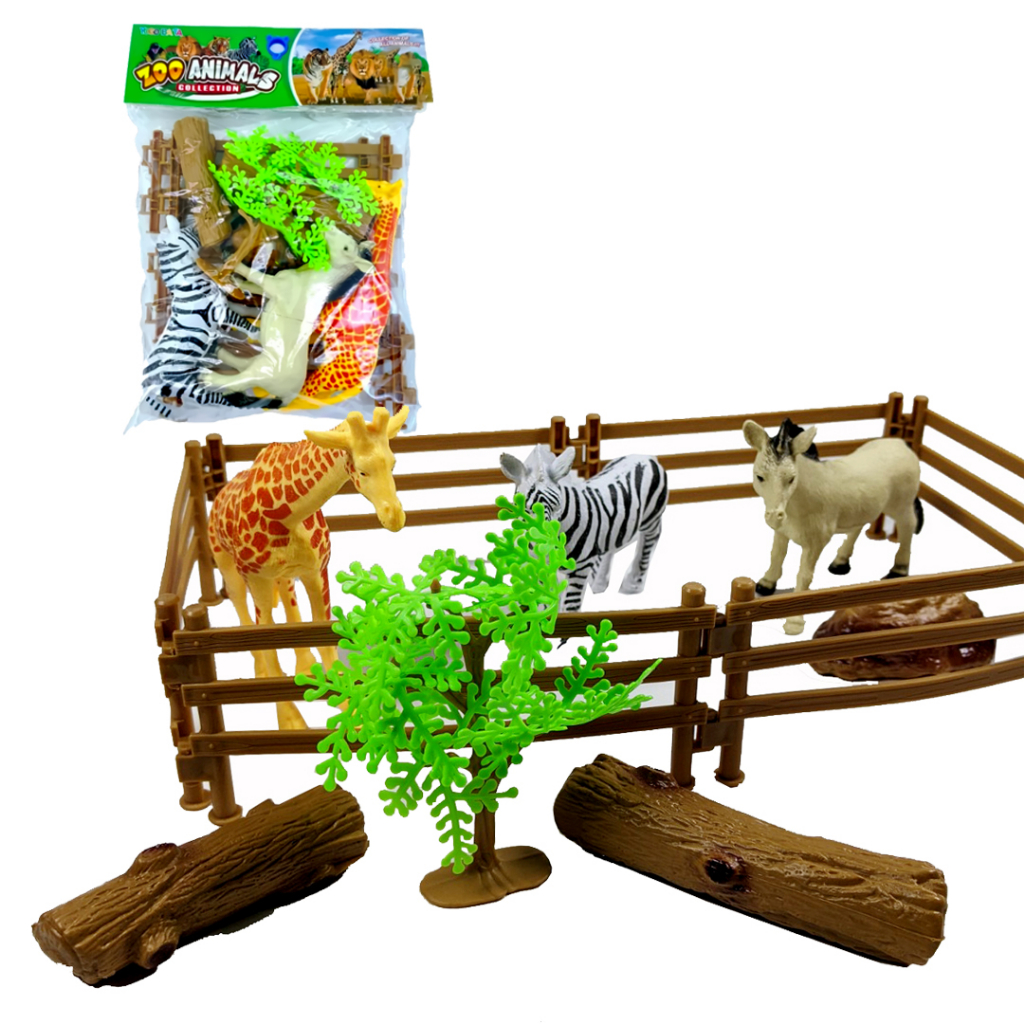 Jual MAINAN ANAK FIGUR BINATANG YH77 / MAINAN ANIMAL KARET ACC POHON ...