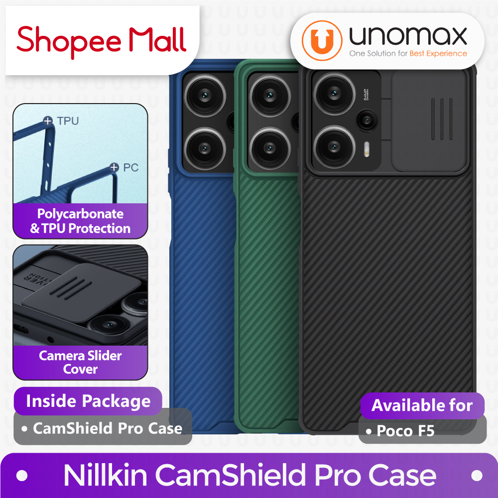 Jual Case Xiaomi Poco F5 Nillkin CamShield Pro Camera Cover Slide ...