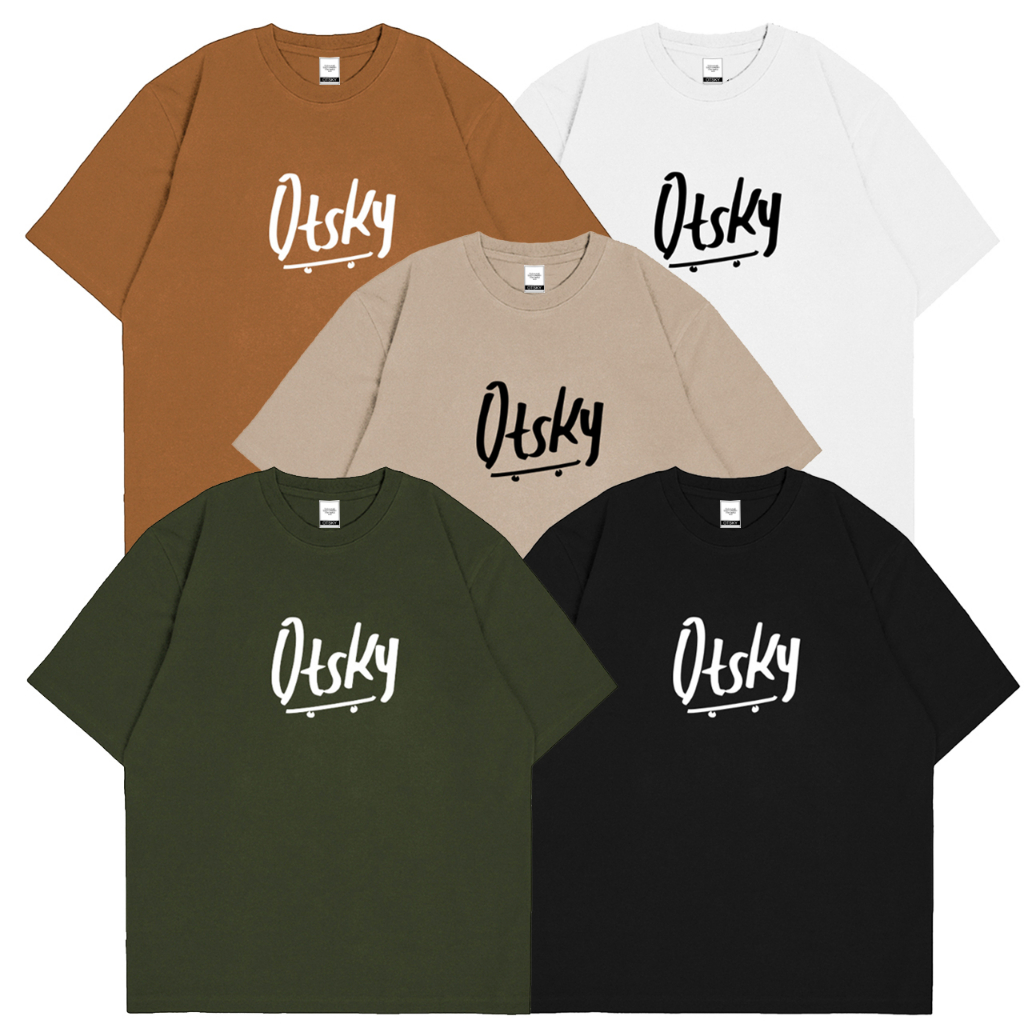 Jual Otsky Kaos Pria Font Skate Cotton Combed 24s (U) | Shopee Indonesia