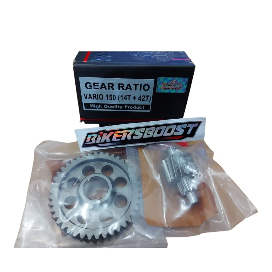 Jual GEAR RATIO MOTO 1 VARIO 150 14 42 MOTO1 RACING | Shopee Indonesia