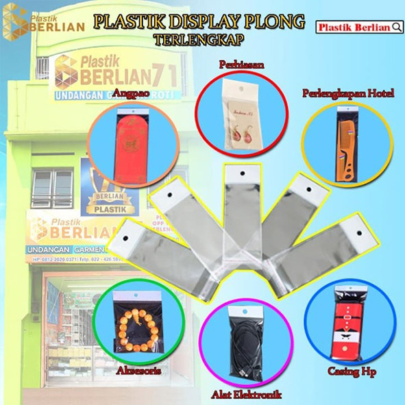 Jual 7,5 X 10 cm Plastik DISPLAY / STICKER TEBAL (100 lbr) (lem) (PLONG ...