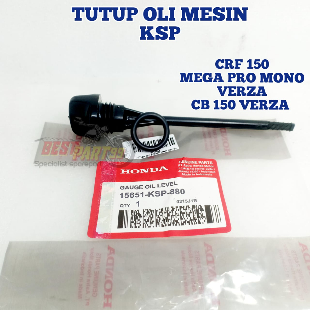 Jual TUTUP OLI MESIN HONDA VERZA MEGA PRO CRF 150 CB150 VERZA ORI ASLI ...