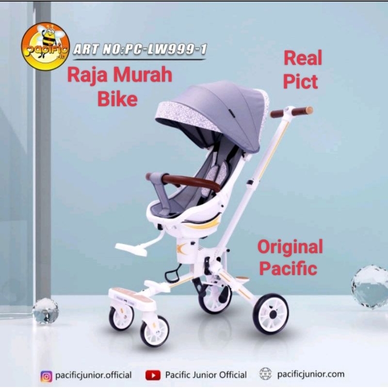 Jual Magic Stroller Pacific LW-999-1 Sepeda Stroller Pacific Kereta Dorong Anak | Shopee Indonesia