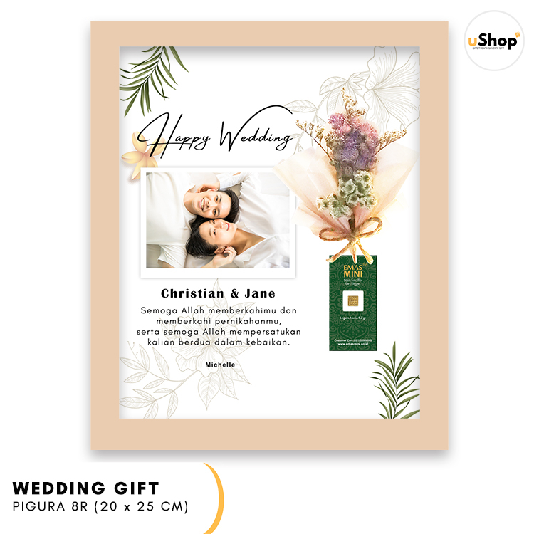 Jual Kado Pernikahan Wedding Gift Logam Mulia Emas Mini Kado Nikah ...