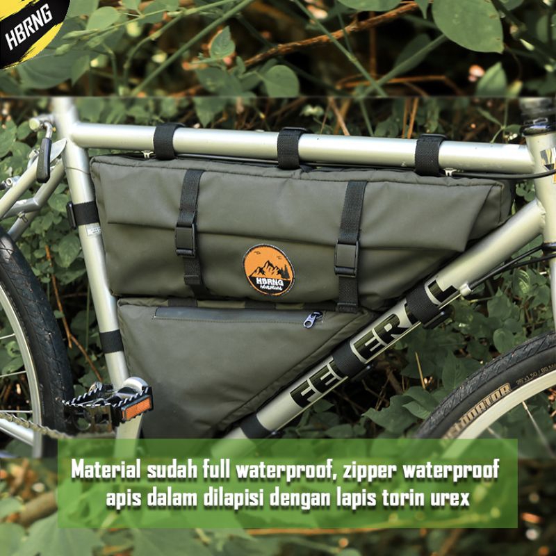 Jual sepeda federal custom frame bag waterproof commuter bike gravel ...