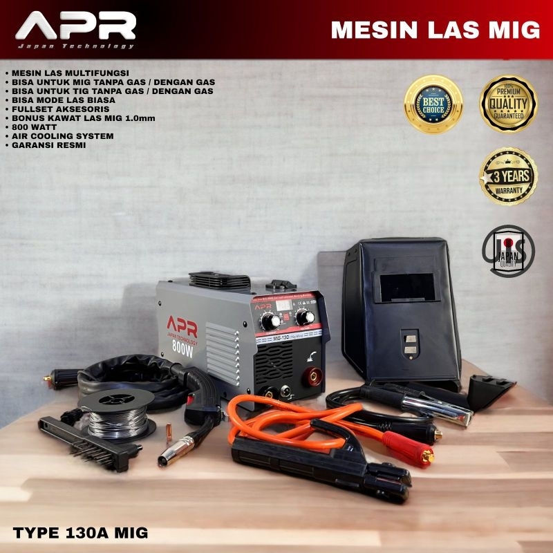 Jual PROMO!!! Mesin Las TYPE mig 130A APR JAPAN TECHNOLOGY 800WAT ...
