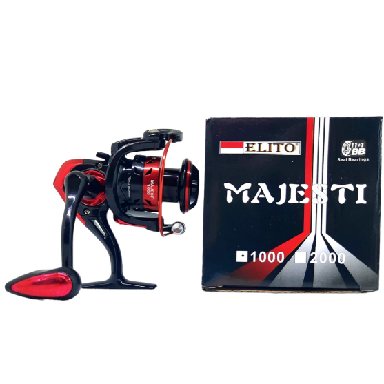 Jual Reel Pancing ELITO MAJESTI 1000 2000 3000 ONE WAY 12 BB Spool ...