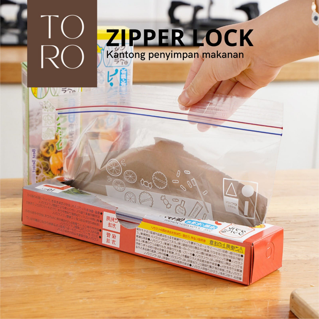 Jual TORO - PLASTIK ZIPLOCK REUSABLE | FRESH BAG | ZIPLOCK KULKAS ...