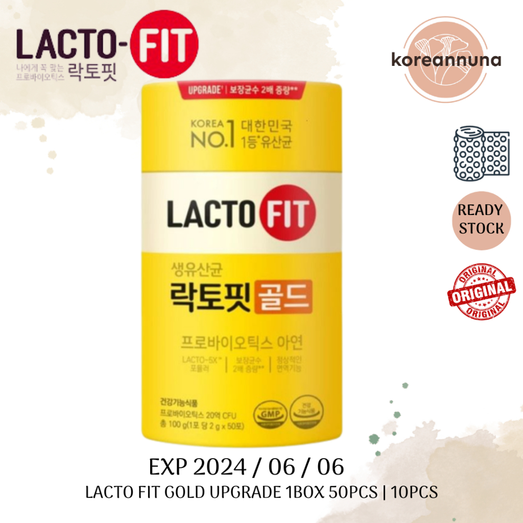 Jual Lacto Fit GOLD Probiotics 1BOX / 10pcs | Shopee Indonesia