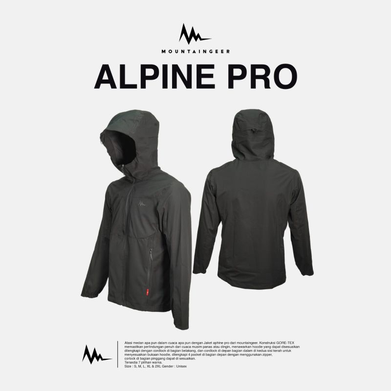 Jual Jaket Mountaingeer gtx ALPINE PRO Series - Jaket Gunung Gorpcore ...