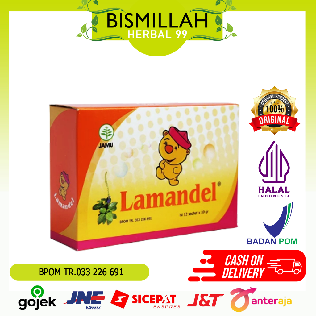 Jual HERBAL99 - LAMANDEL BOX OBAT AMANDEL KEMASAN KOTAK / SACHET/ BOX ...