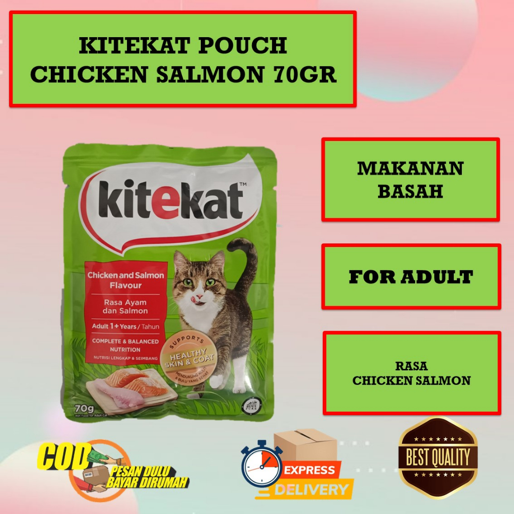 Jual Cat Food Pouch 70gr Kitekat Makanan Kucing Sachet Wet Food Rasa ...
