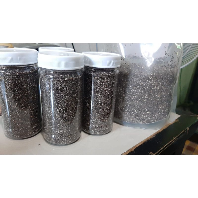 Jual Black chia seed Organlic 200 gr Grade A Premium quality non GMO ...