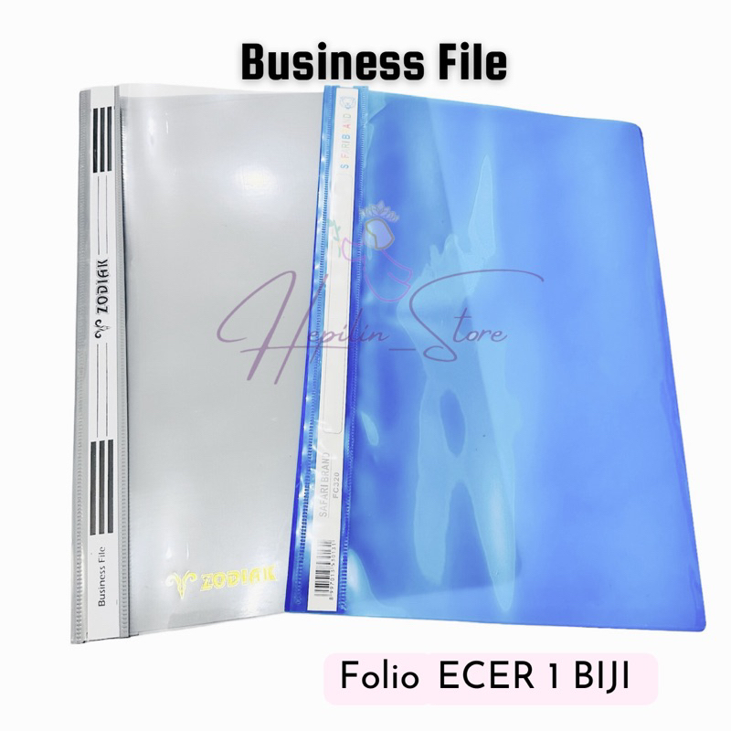 Jual Map Bisnis File Plastik Folio ECER 1 Biji / Business File Folio ...