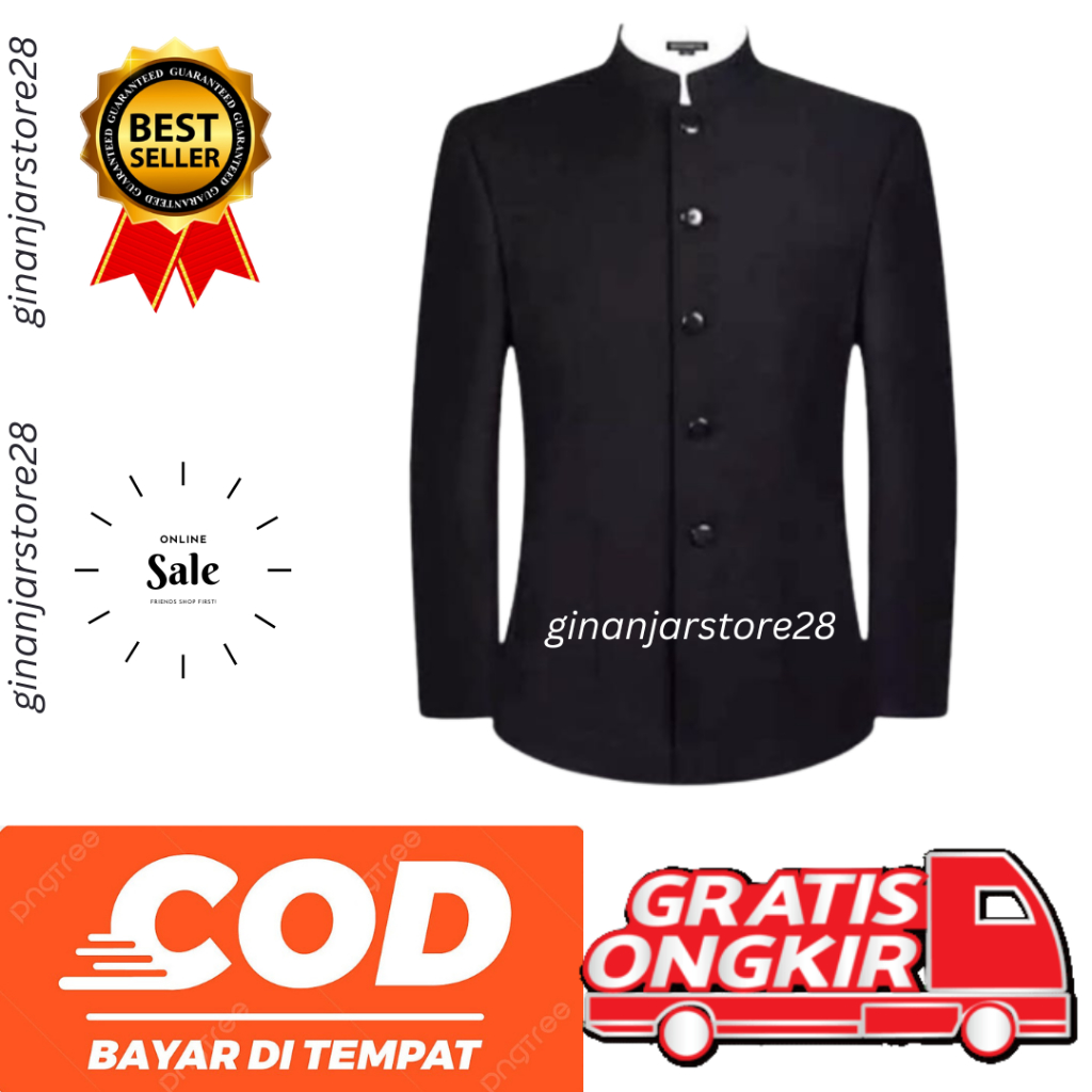 Jual JAS MANDARIN JUMBO JASKO PRIA TERKEREN DAN FORMAL JUMBO | Shopee ...