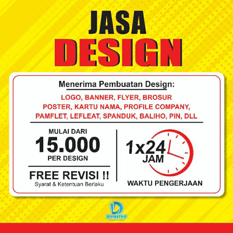 Jual JASA DESAIN GRAFIS, POSTER, BANNER, LOGO, DLL | Shopee Indonesia