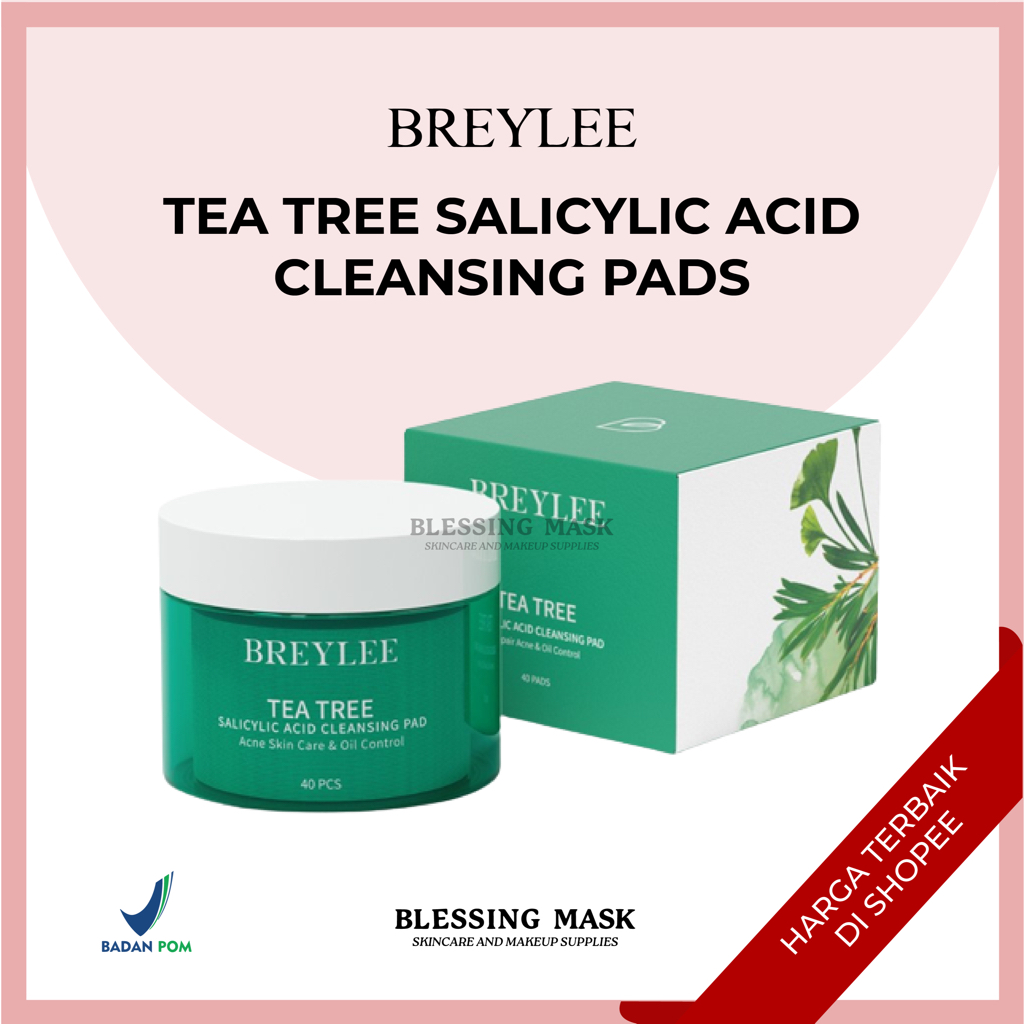 Jual BREYLEE Salicylic Acid Cleansing Pads | Pembersih Wajah - 40 Pads ...