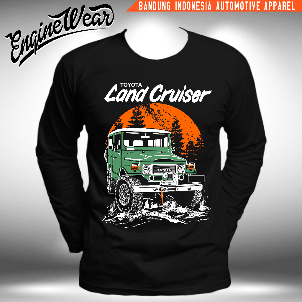 Jual kaos Land cruiser FJ40 Baju Offroad toyota Hardtop Tshirt Mobil ...