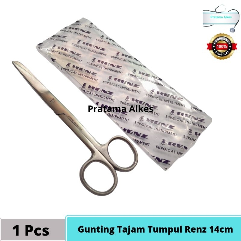 Jual Gunting Tajam Tumpul 14 cm Renz Gunting ta / tu 14cm Renz ...