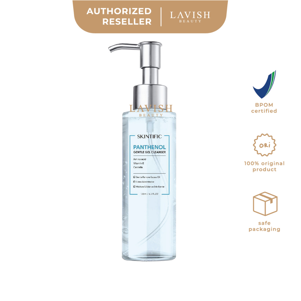Jual SKINTIFIC Panthenol Gentle Gel Cleanser (120ml) | Shopee Indonesia