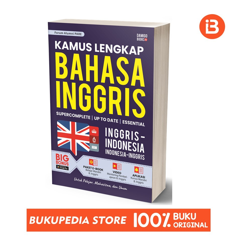 Jual BUKU KAMUS LENGKAP BAHASA INGGRIS - ANDALIMAN BOOKS BONUS BOOKMARK ...