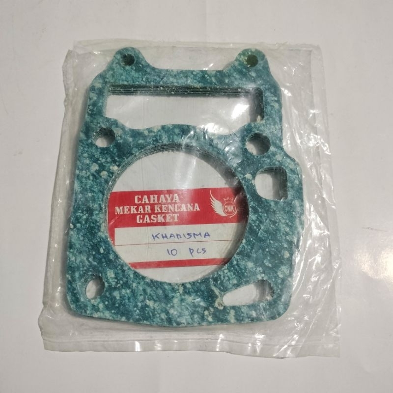 Jual GROSIR Paking Gasket Blok Boring Bawah KPH Karisma Supra X 125 (isi 10pcs) | Shopee Indonesia