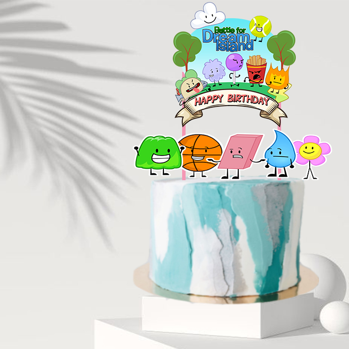 Jual Battle For Dream Island - Topper Cake Birthday / Hiasan Kue Ulang ...