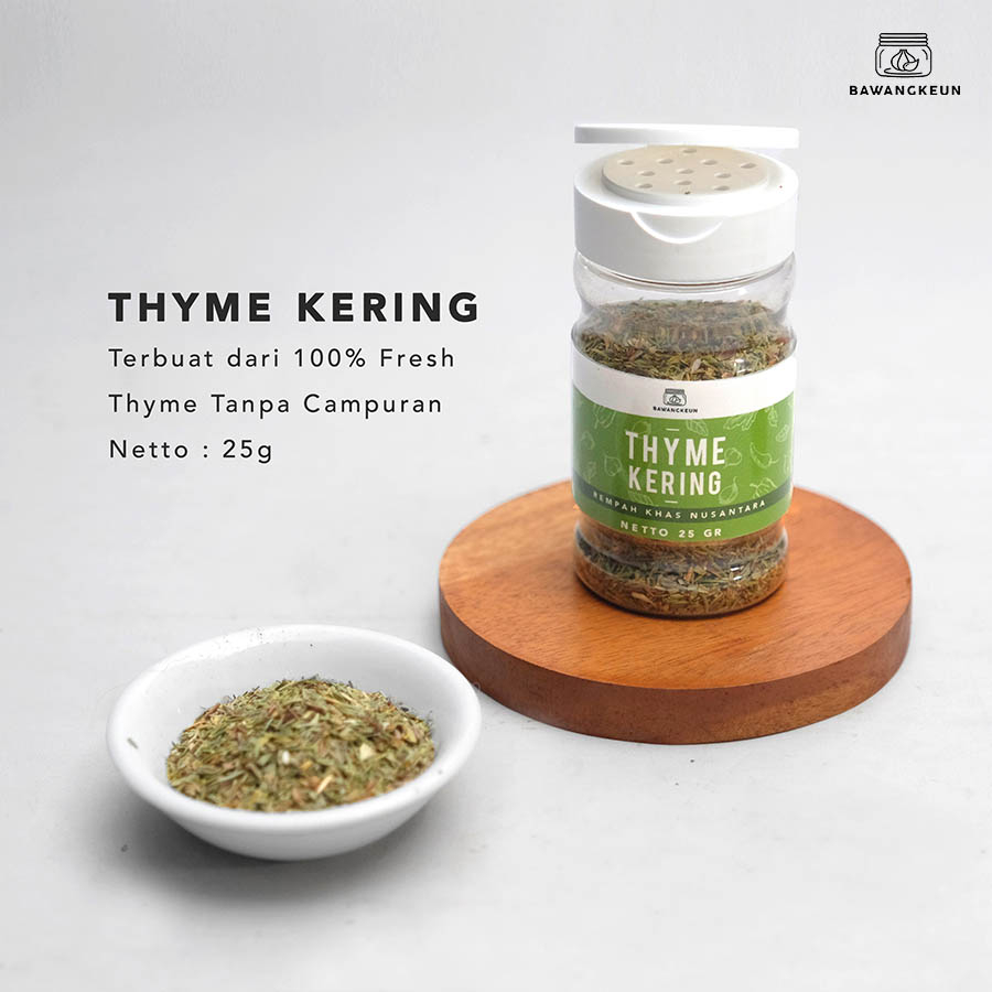 Jual Thyme Kering 25gr by Bawangkeun | Dried Thyme Leaves / Daun Timi ...