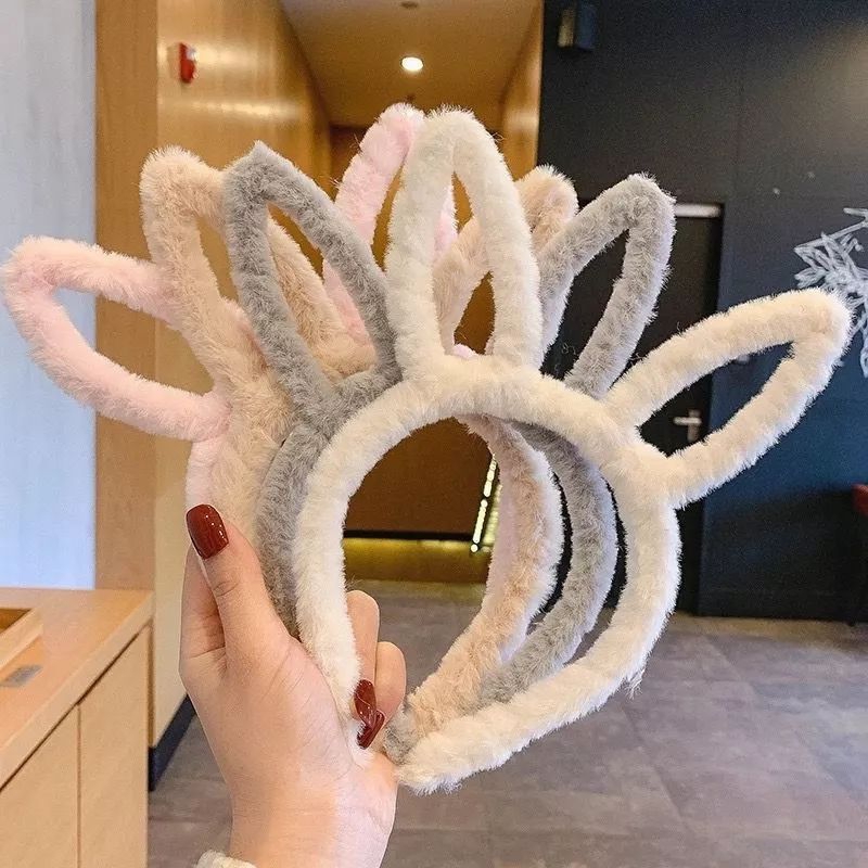 Jual Bando Lucu Karakter Cat Rabbit Bandana Bulu Koran Fashion ...