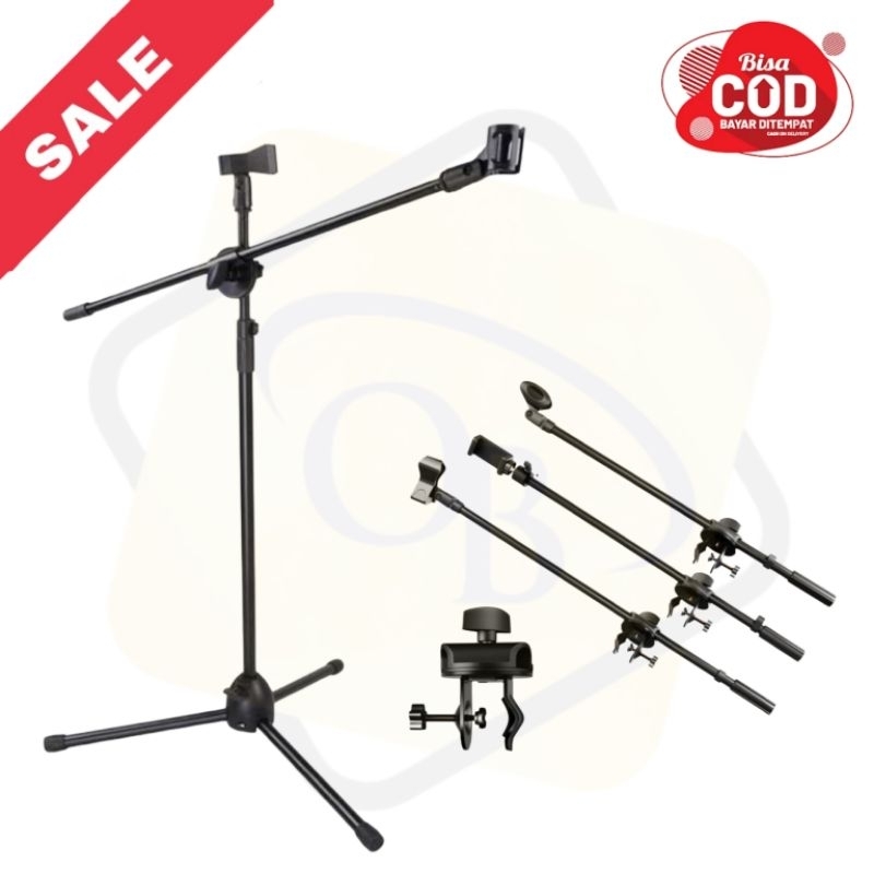 Jual Stand mic panjang berdiri lantai - tambahan bracket Rotating Stand ...