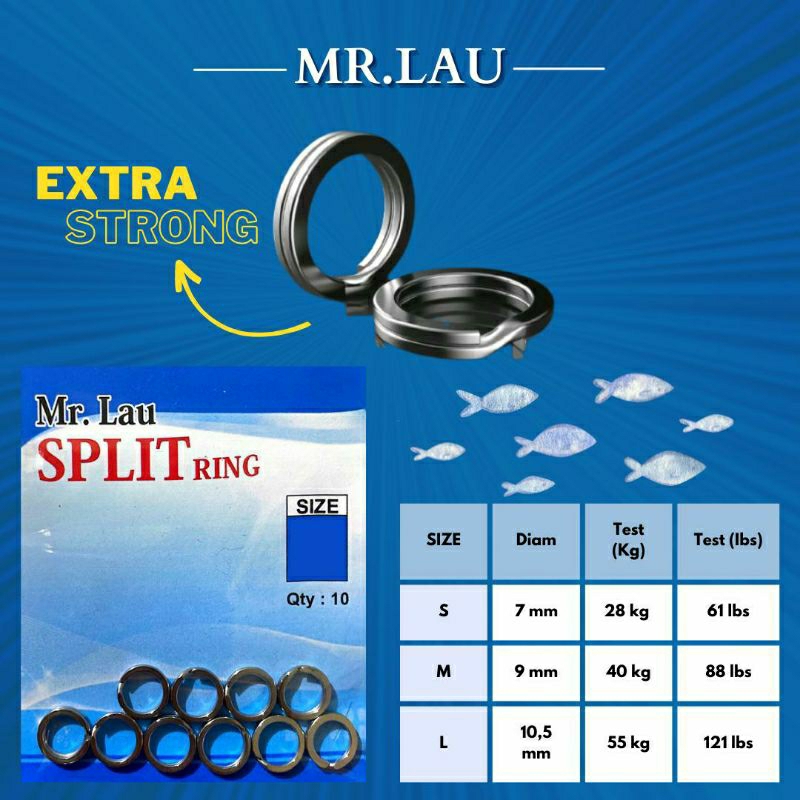 Jual SPLIT RING Mr.Lau | Shopee Indonesia