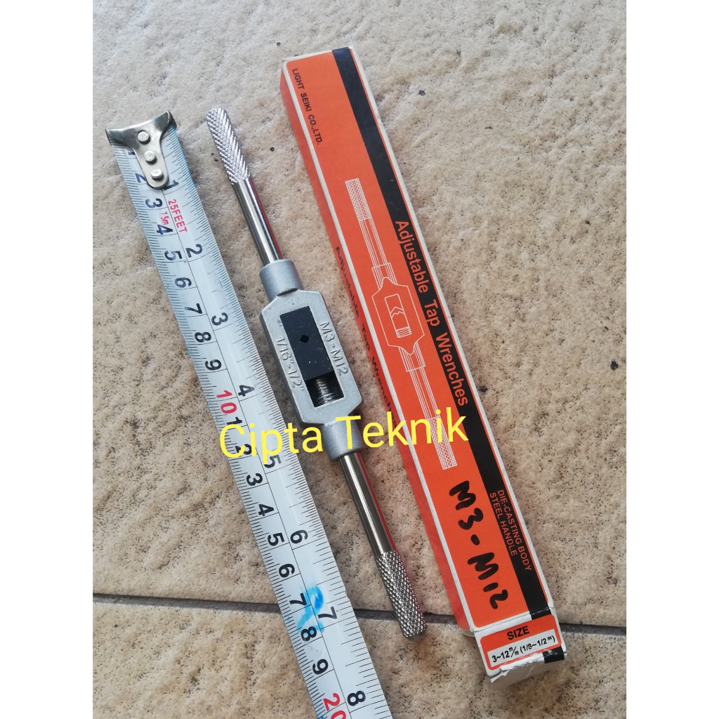Jual Gagang Hand Tap kapasitas M3 - M12 Handle Stang Handtap 1/16 - 1/2 ...