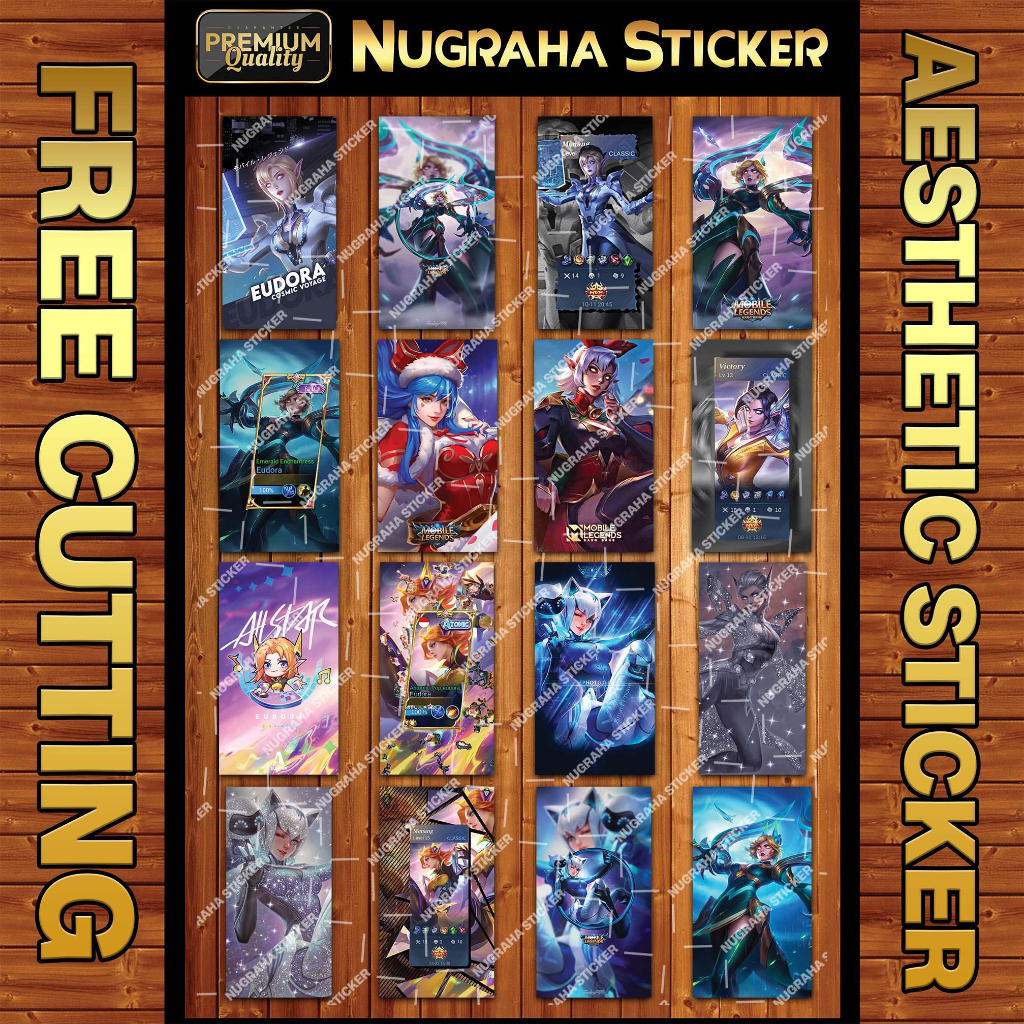 Jual (192 PCS) Sticker Eudora MLBB (Sticker Mobile Legends) | Shopee ...