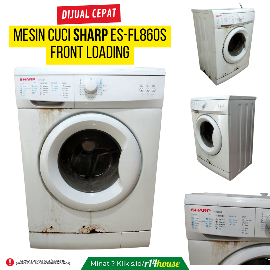Jual MESIN CUCI SHARP ES-FL860S FRONT LOADING | Shopee Indonesia