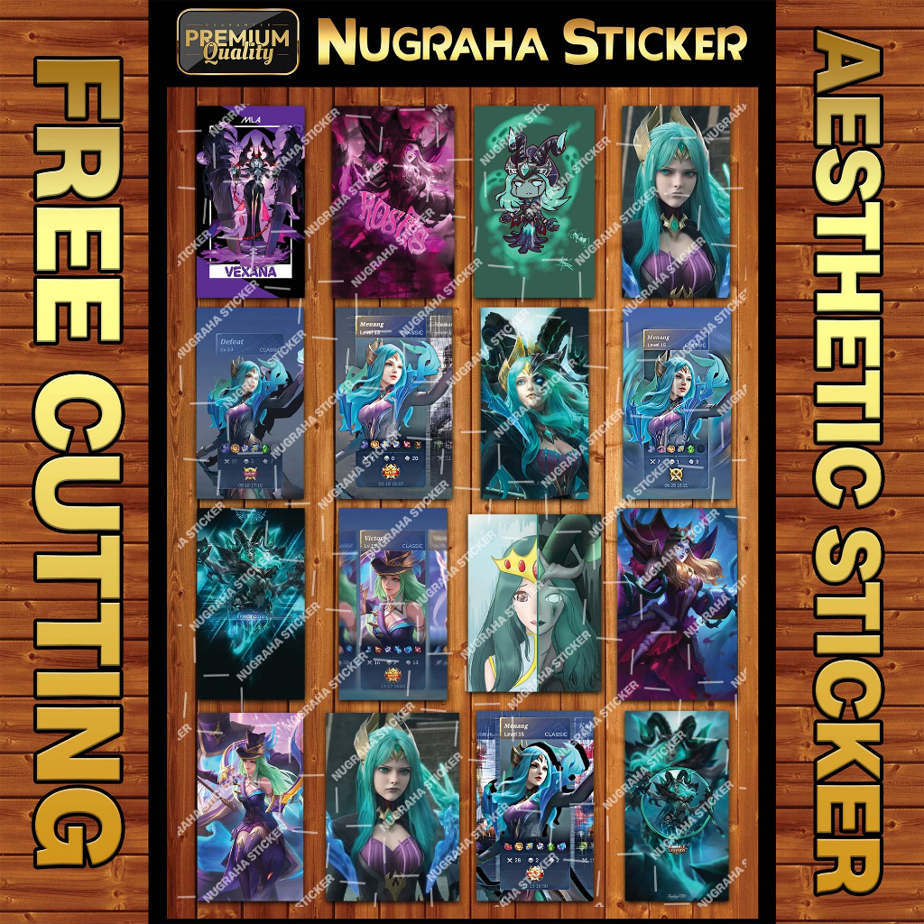 Jual (192 PCS) Sticker Vexana MLBB (Sticker Mobile Legends) | Shopee ...