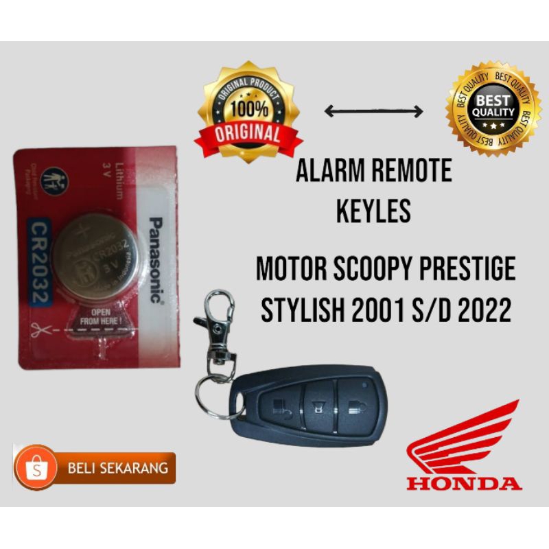 Jual Baterai Remote Keyles Motor Honda Scoopy Prestige Stylish 2021 s/d ...